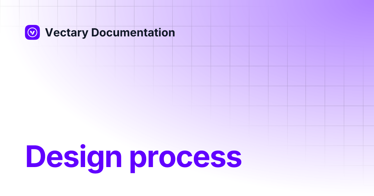 Design process | Vectary Documentation