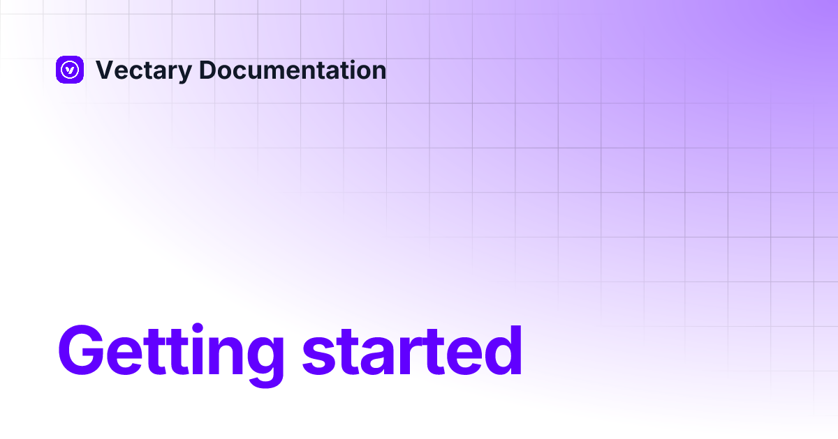 Getting started | Vectary Documentation Getting started | Vectary Documentation