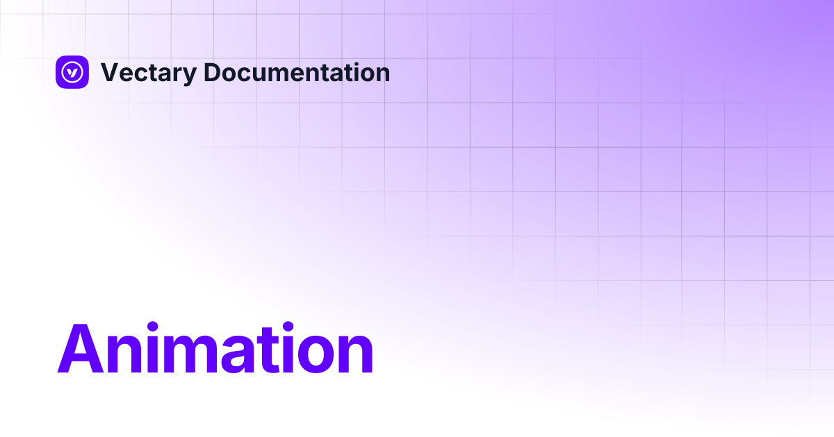 Animation | Vectary Documentation