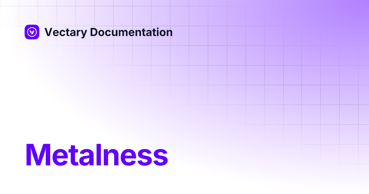Metalness | Vectary Documentation